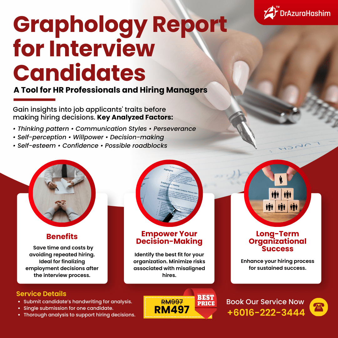 Graphology Report for Interview Candidates - Dr Azura Hashim